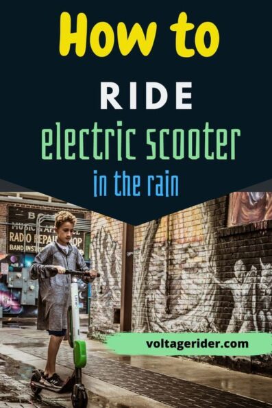 How to Ride Electric Scooter in Rain - Myths Uncovered