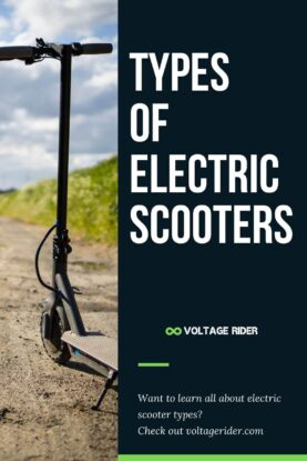 Types Of Electric Scooters You Can Buy on the Market
