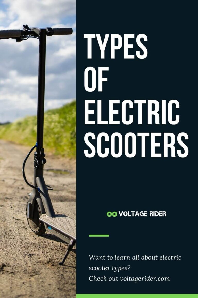 Types Of Electric Scooters You Can Buy on the Market